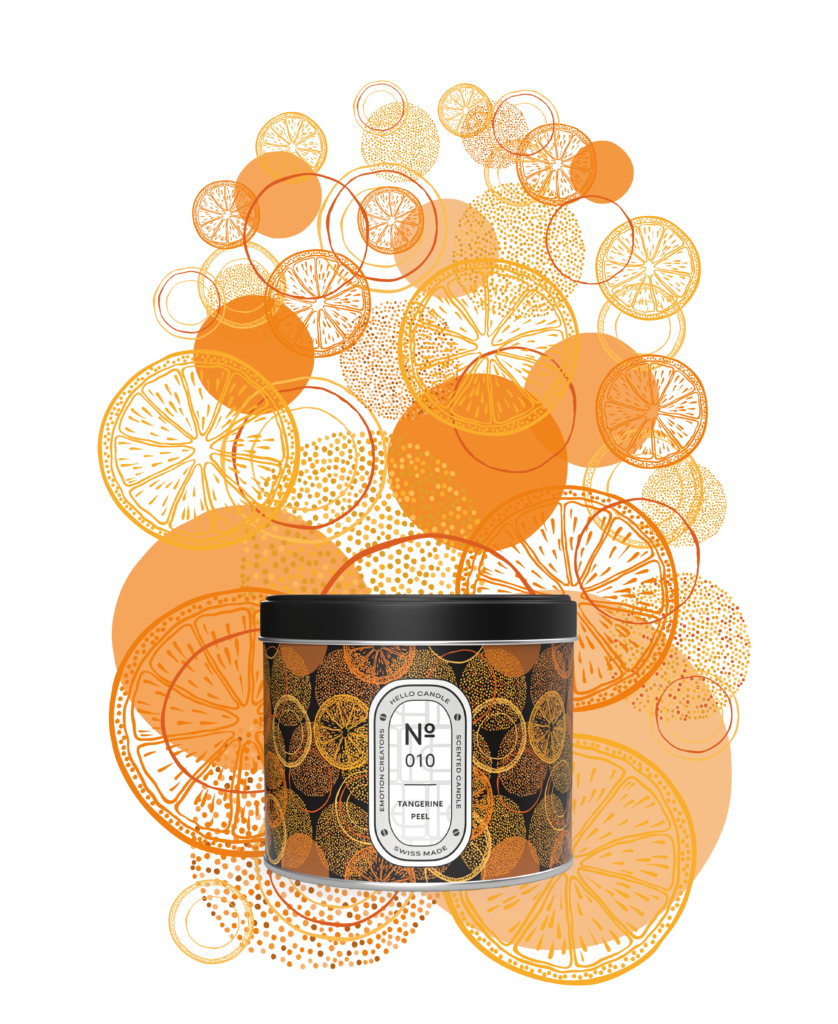 Hello Candle - Bougie métal - Tangerine Peel | Lutry Nature